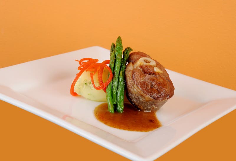 Lamb Main Cours stock image. Image of juicy, lamb, dinner - 12589855