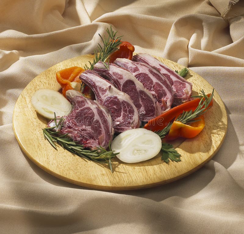 Lamb meat stock image. Image of sheep, chop, meat, stack - 14782695