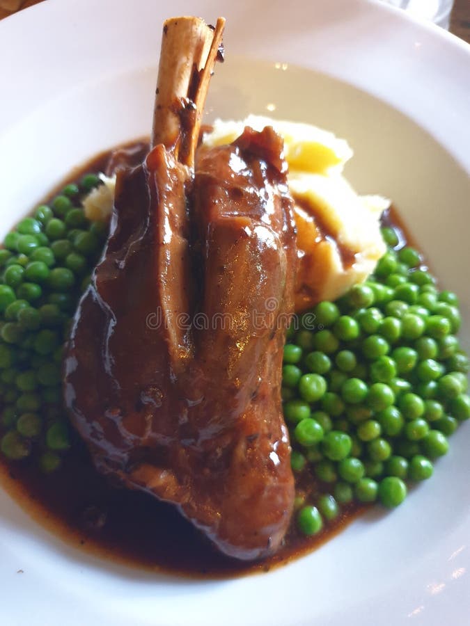 Lamb on the Menu stock image. Image of meat, food, potato - 155601985