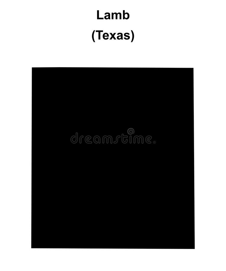 Lamb outline map stock vector. Illustration of isolated - 361792601