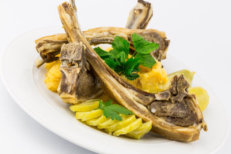 Lamb ribs stock image. Image of cooked, grill, delicious - 35847007