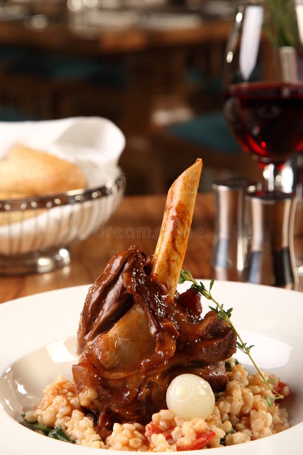 Lamb shank stock image. Image of meal, meat, shank, fine - 36841107