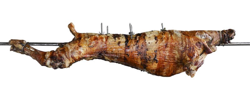 Lamb on the spit stock image. Image of sheep, spit, lamb - 275516513