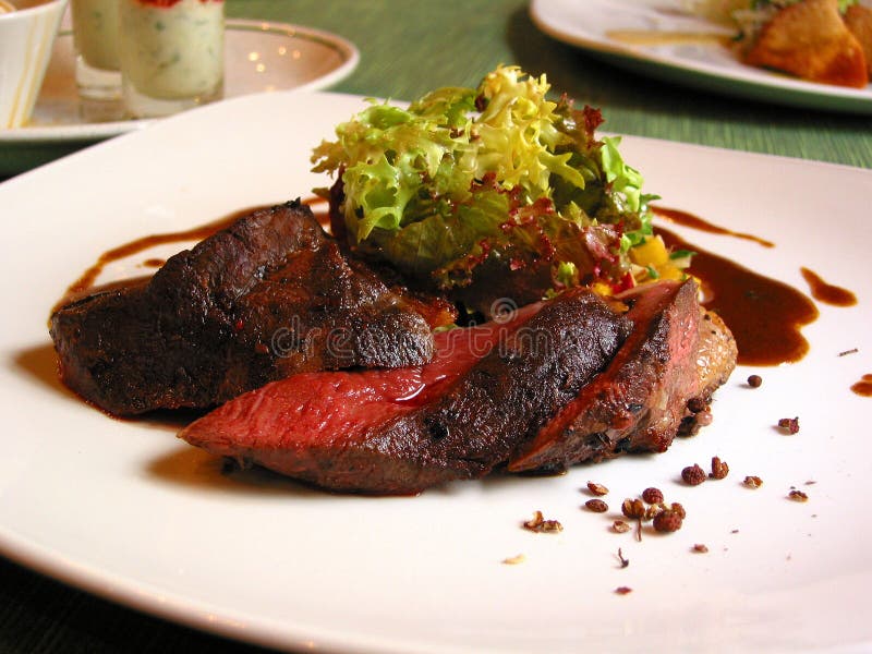 Lamb steak-Romania 5 stock image. Image of lard, onions - 217430435