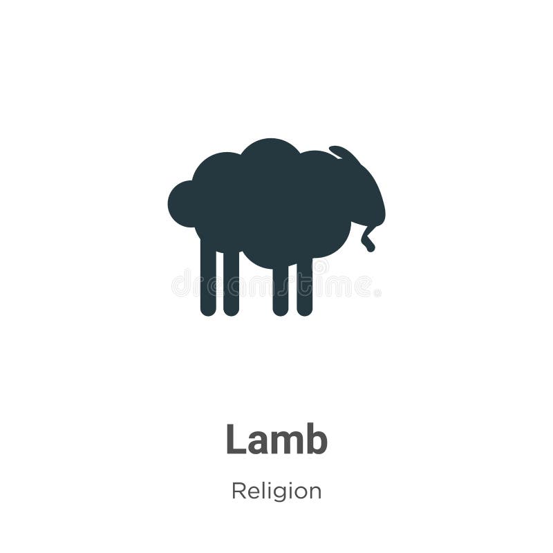 Lamb Icon in Filled, Thin Line, Outline and Stroke Style. Vector ...