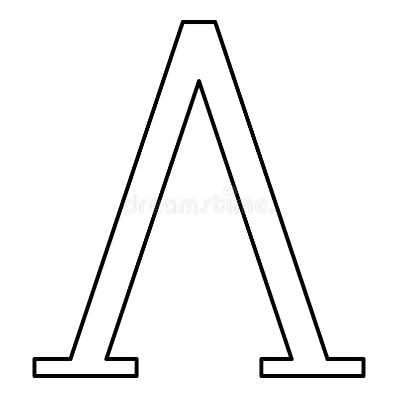 Lambda Greek Symbol Small Letter Lowercase Font Icon In Circle Round