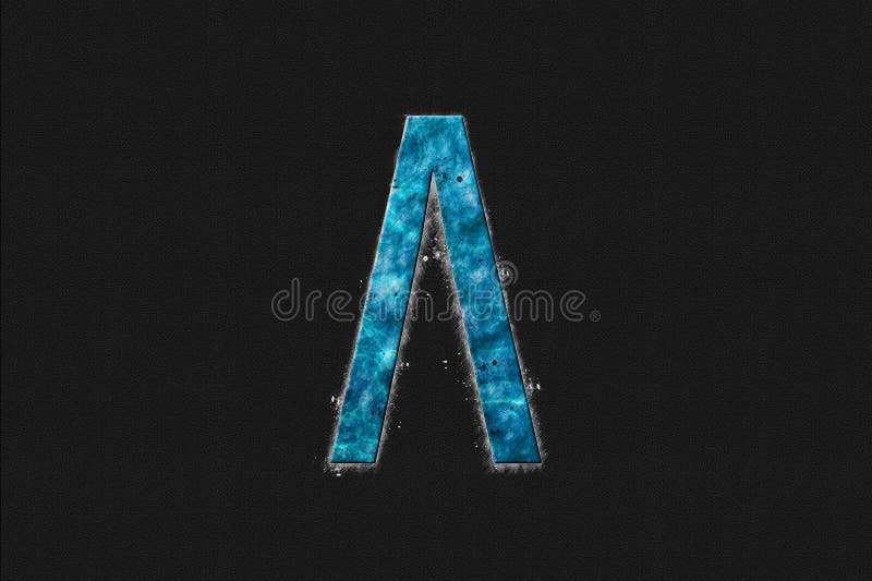 Lambda Sign. Lambda Letter, Greek Alphabet Symbol Stock Photo - Image ...