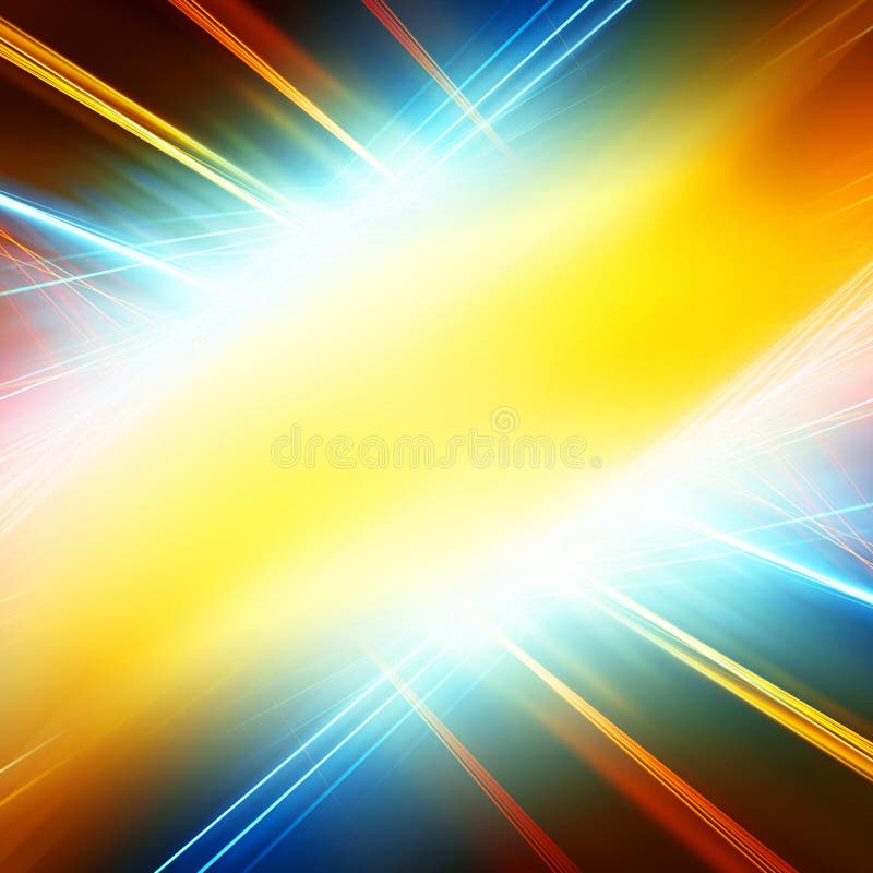 Lambent Background with Bright Rays Stock Illustration - Illustration ...
