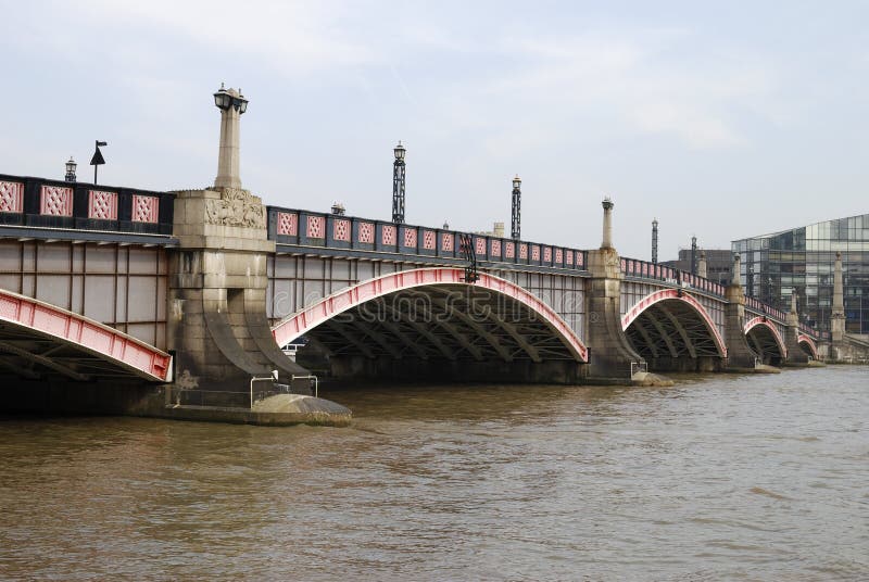 Lambeth Bridge. Westminster. London Stock Image - Image of arch ...