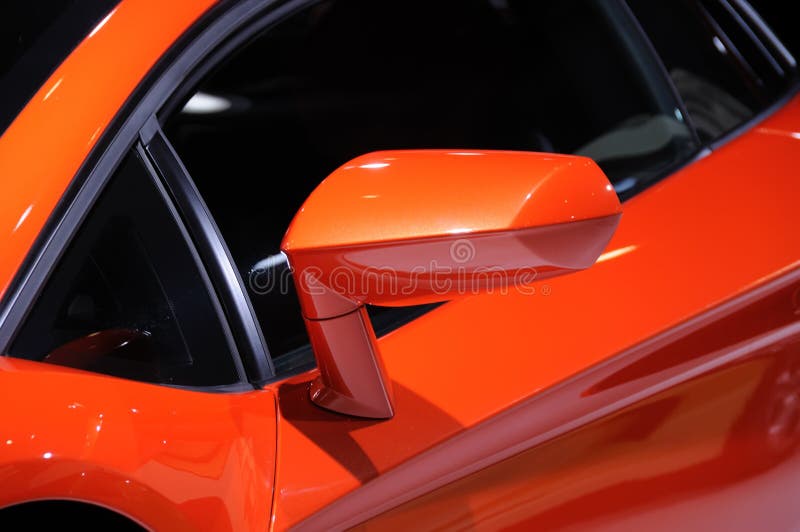 Lamborghini Car Wing Mirror Editorial Stock Image - Image of passenger ...