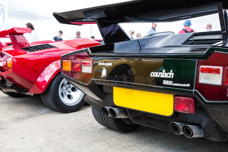 Lamborghini Countach editorial stock image. Image of black - 57438569