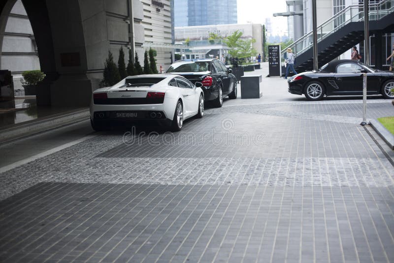 Lamborghini Diablo 2014 White Editorial Image - Image of exclusive ...