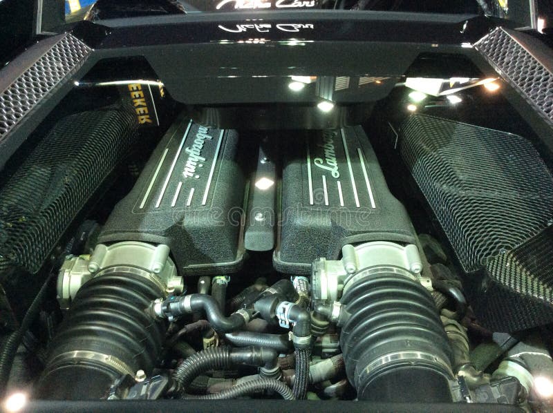 Lamborghini Engine editorial photo. Image of inside, engine - 47456741