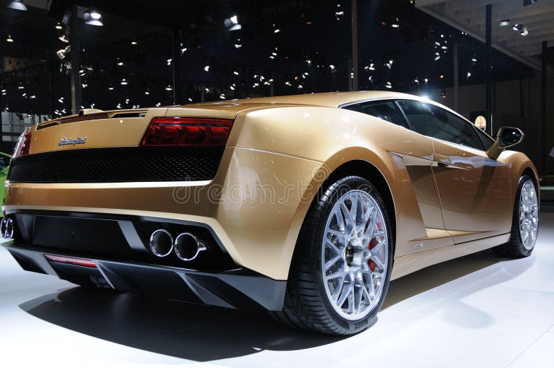 Lamborghini Gallardo Lp 560 4 Rear Stock Photos - Free & Royalty-Free ...