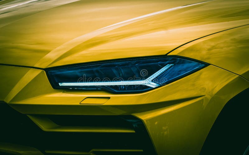 Lamborghini Urus Led Headlight Editorial Photo - Image of auto, style ...
