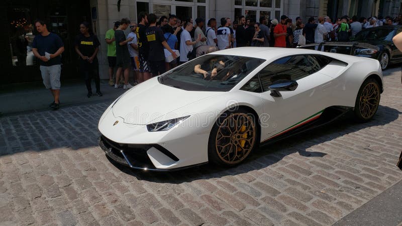 Lamborghini editorial stock photo. Image of lambo, white - 123778628