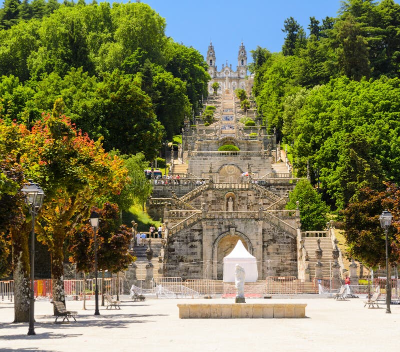 Lamego, Portugal stock image. Image of nossa, building - 58372613