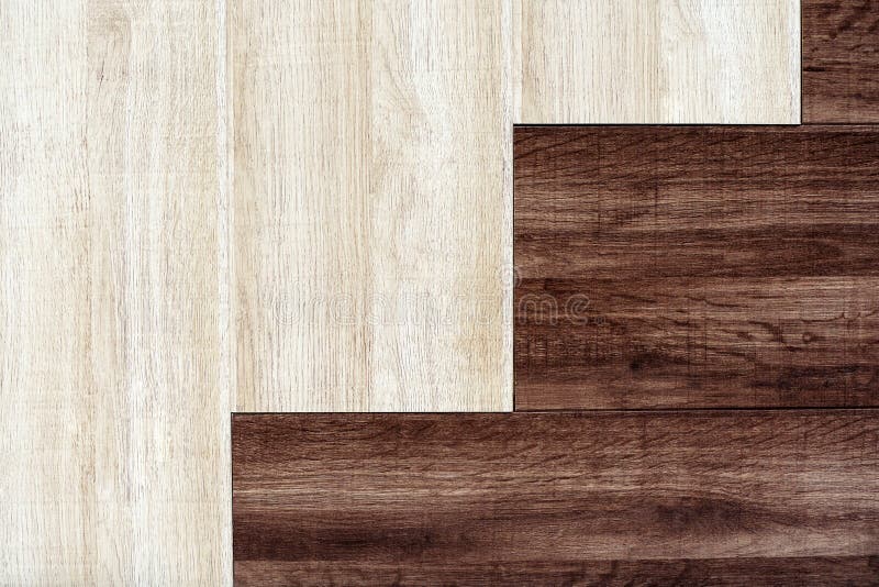 Laminate Flooring. a Floor Sample of Two Different Colors is Presented ...