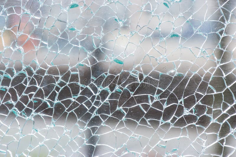 Broken laminated glass stock image. Image of impaired - 14252707
