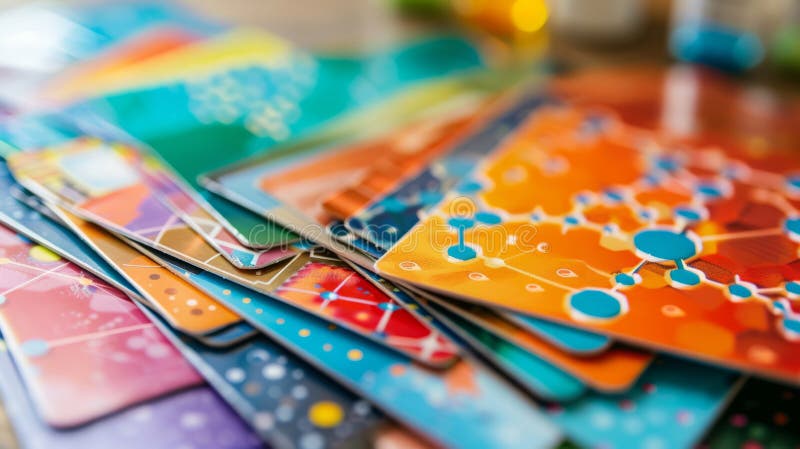 Laminated Science Cards for Classroom Activities Stock Illustration ...