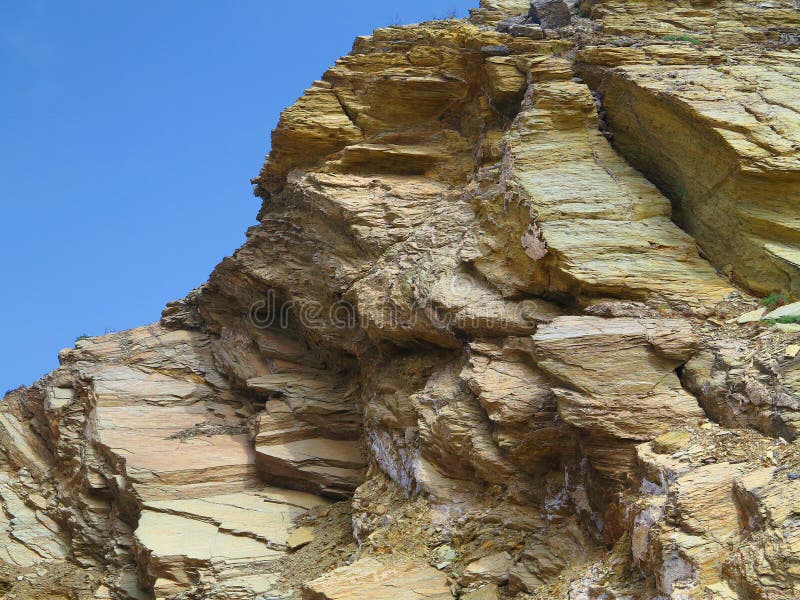 Laminated rocks stock photo. Image of monument, geological - 33046198