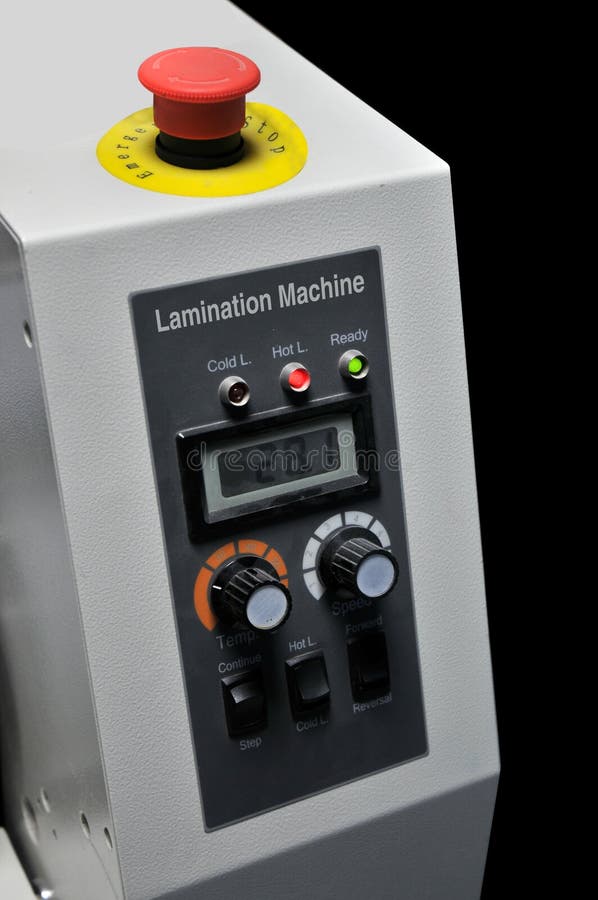 Lamination Machine Control Panal Stock Image - Image of control ...