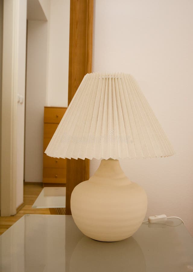 Lamp stock photo. Image of design, ceramic, light, white - 23924602