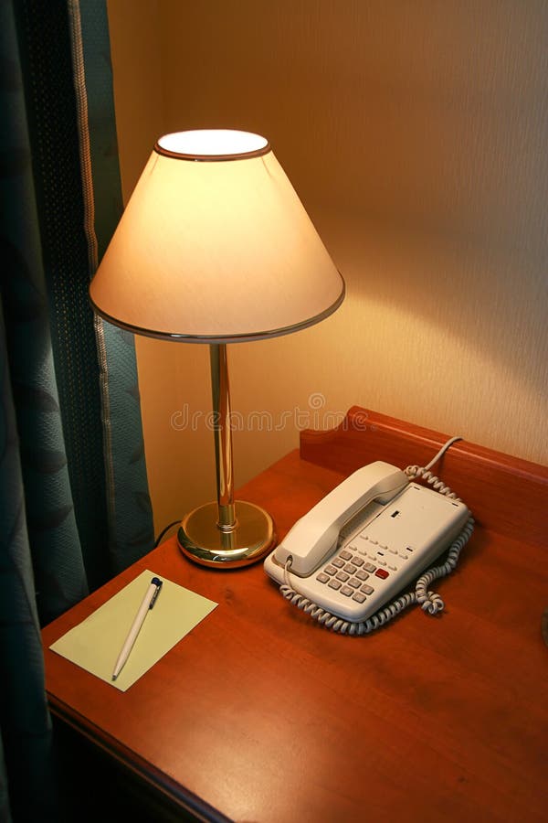 Lamp stock image. Image of calmness, wall, lamp, bedside - 4949985