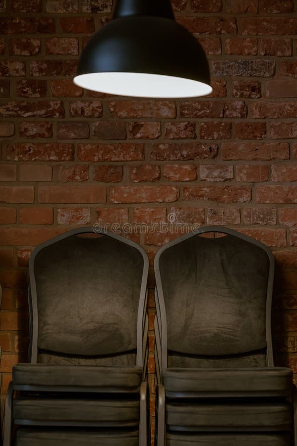Lamp on Above the Chairs in the Office Stock Image - Image of flame ...