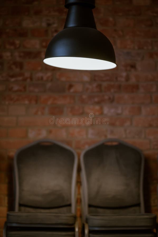 Lamp on Above the Chairs in the Office Stock Photo - Image of floor ...