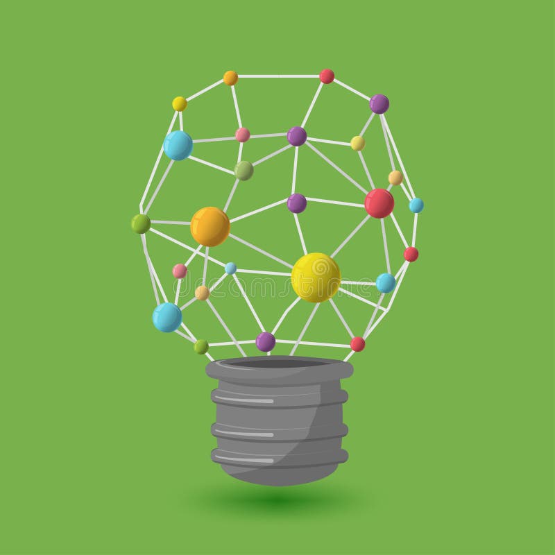 Lamp Abstract Icon Symbol Logo Stock Vector - Illustration of color ...