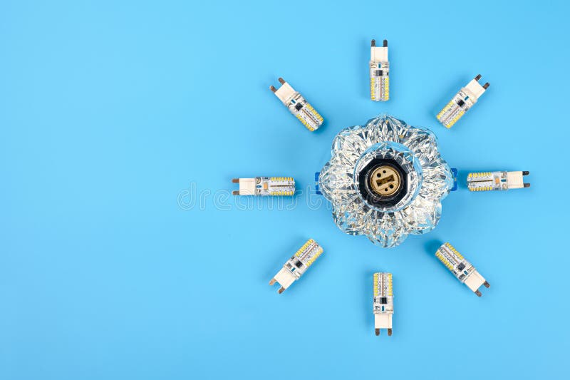 .the Lamp Adapted for Tapping into the Ceiling Together with LED Lamps ...