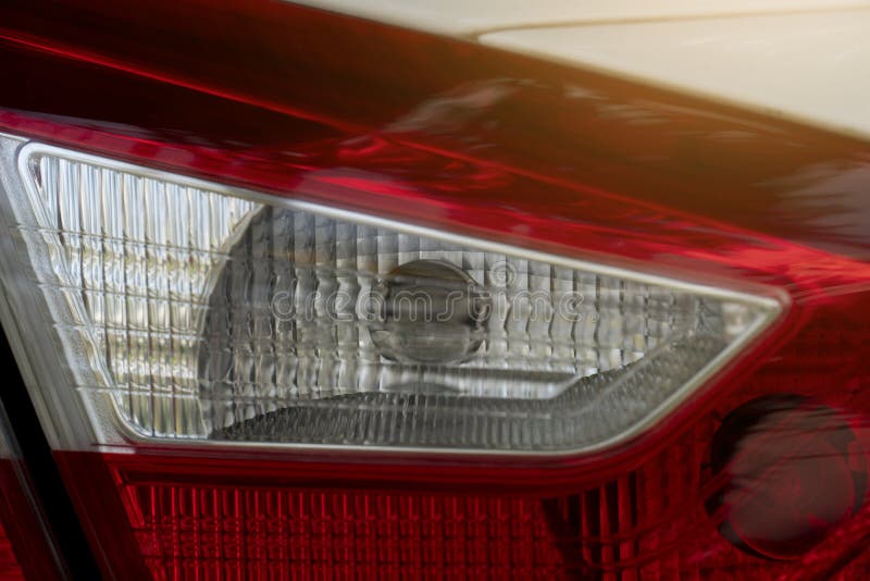 Lamp of back side car. stock photo. Image of floral - 147824794