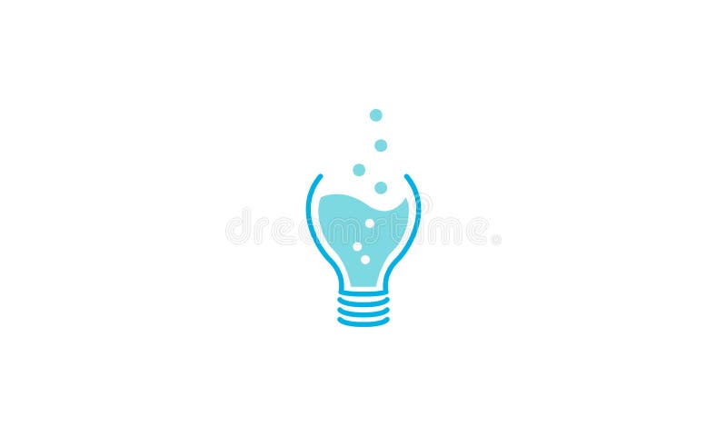 Lamp Bulb with Laboratory Science Logo Symbol Icon Vector Graphic ...