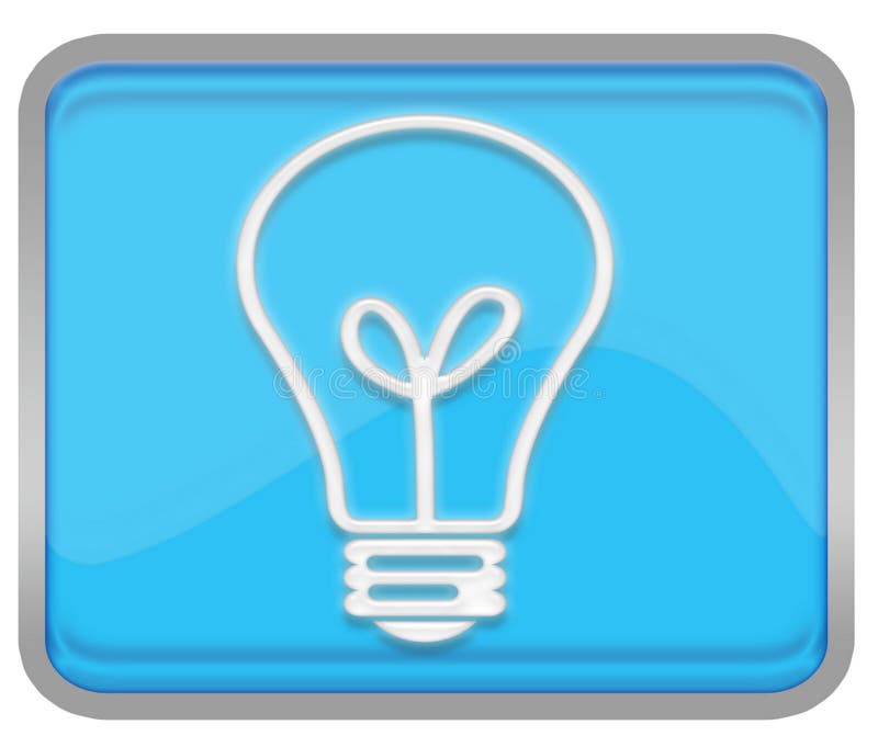 Lamp button stock illustration. Illustration of illuminate - 4586736