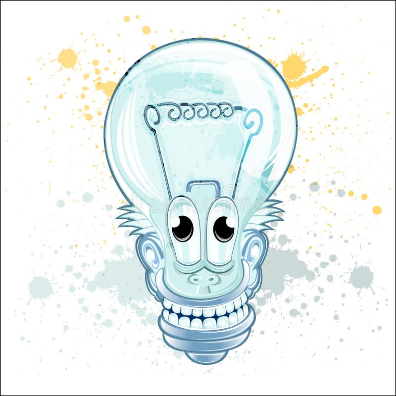 Lamp cartoon character stock vector. Illustration of character - 51098790