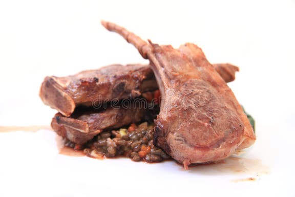Lamp chop stock photo. Image of photograph, delicious - 19773926