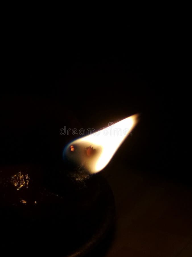 Lamp in the dark Deepa stock image. Image of warm, flame - 177381057