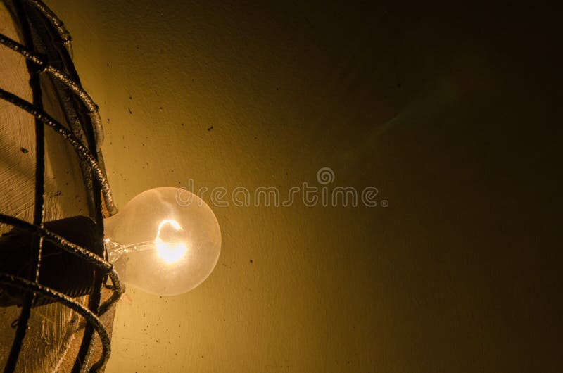 Lamp in the dark stock photo. Image of interior, holiday - 54308750