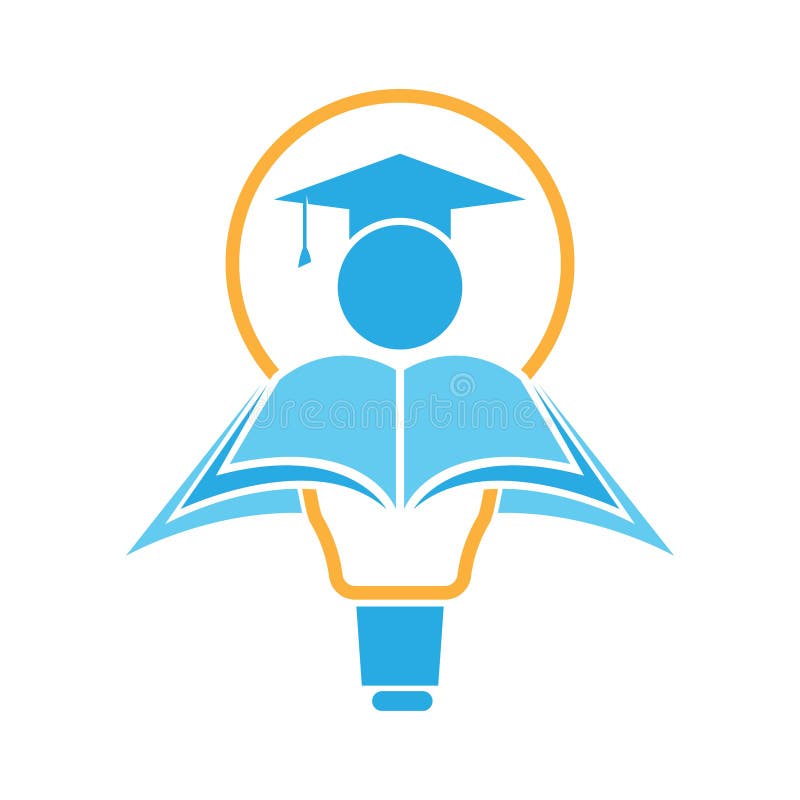 Lamp Education Icon Logo Design Stock Illustration - Illustration of ...