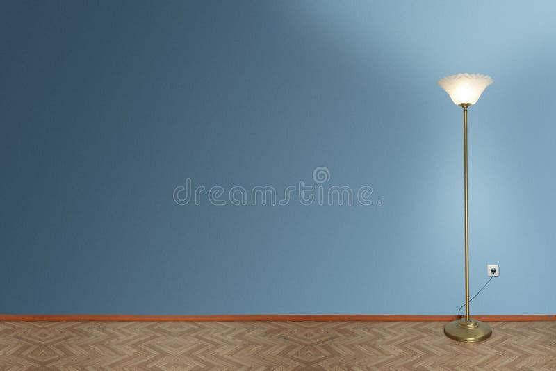 Lamp in empty room stock photo. Image of abstract, details - 24776926