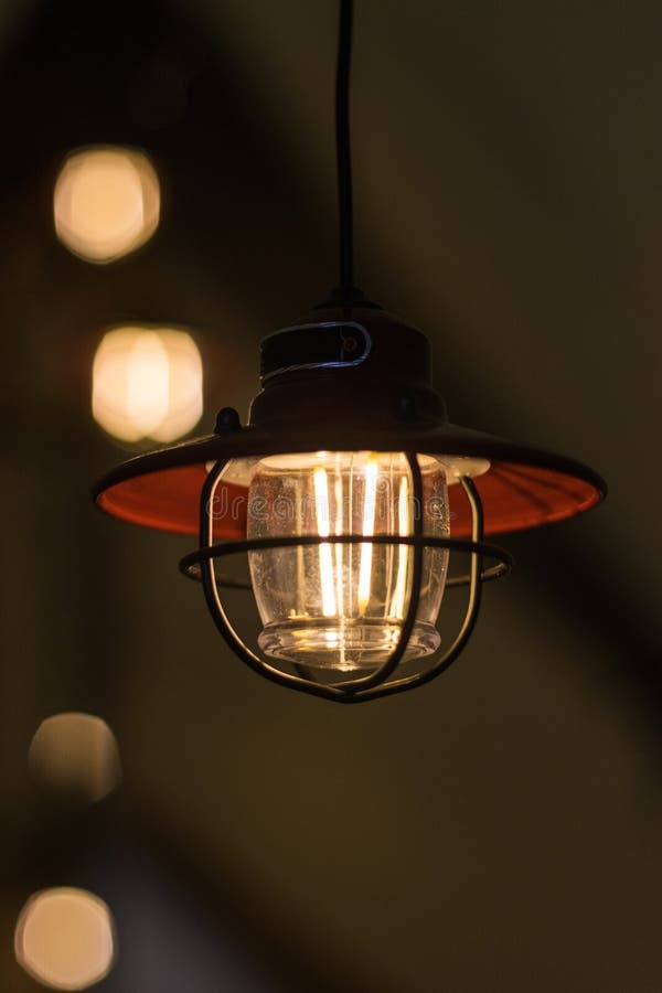 The Lamp for House Style Lighting Decor Bulb Decor Stock Image - Image ...