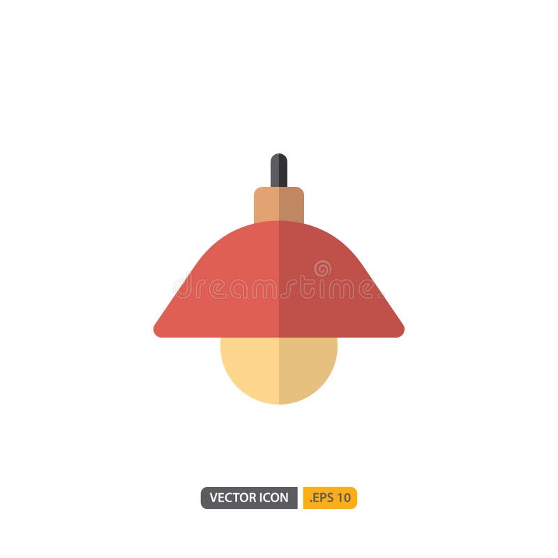 Lamp Icon Isolated on White Background. for Your Web Site Design, Logo ...