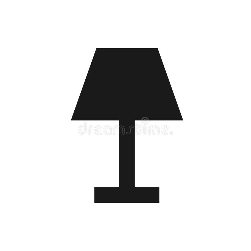Lamp Icon Vector Illustration. Flat Lamp Icon â€“ Vector Stock Vector ...