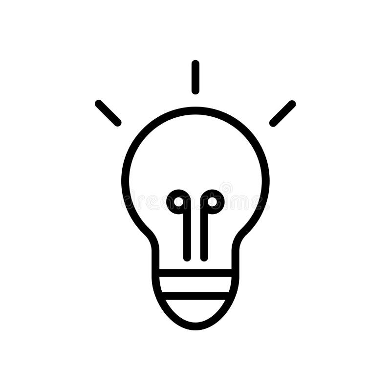 Lamp Icon Vector Isolated on White Background, Lamp Sign Stock Vector ...