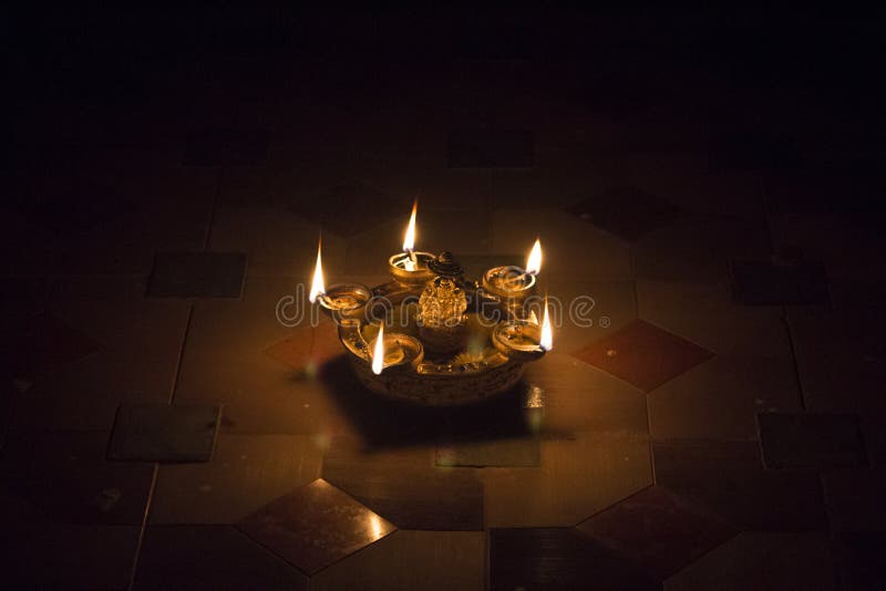 Happy Karthigai Deepam - a Tamil Festival Stock Image - Image of ...