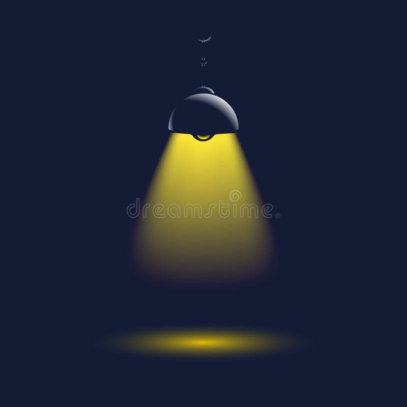 Lamp with Light Gradients Wallpaper Stock Vector - Illustration of ...