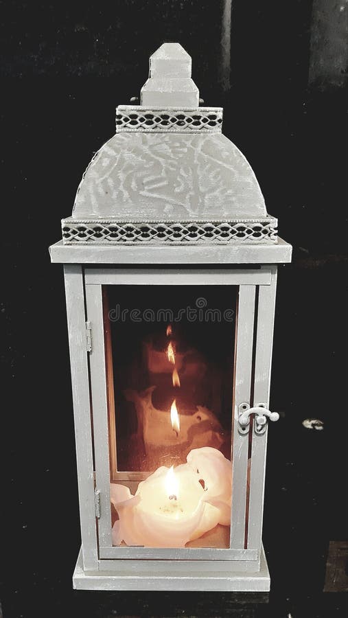 Graveyard lamp with candle stock image. Image of graveyard - 135977087