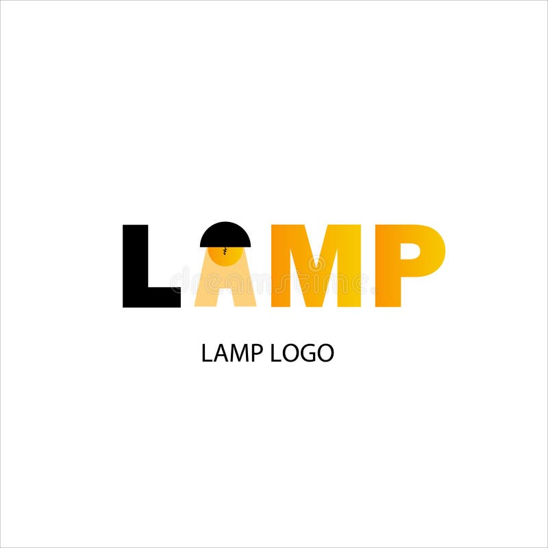 Lamp Logo Concept Design Modern Stock Vector - Illustration of artistic ...