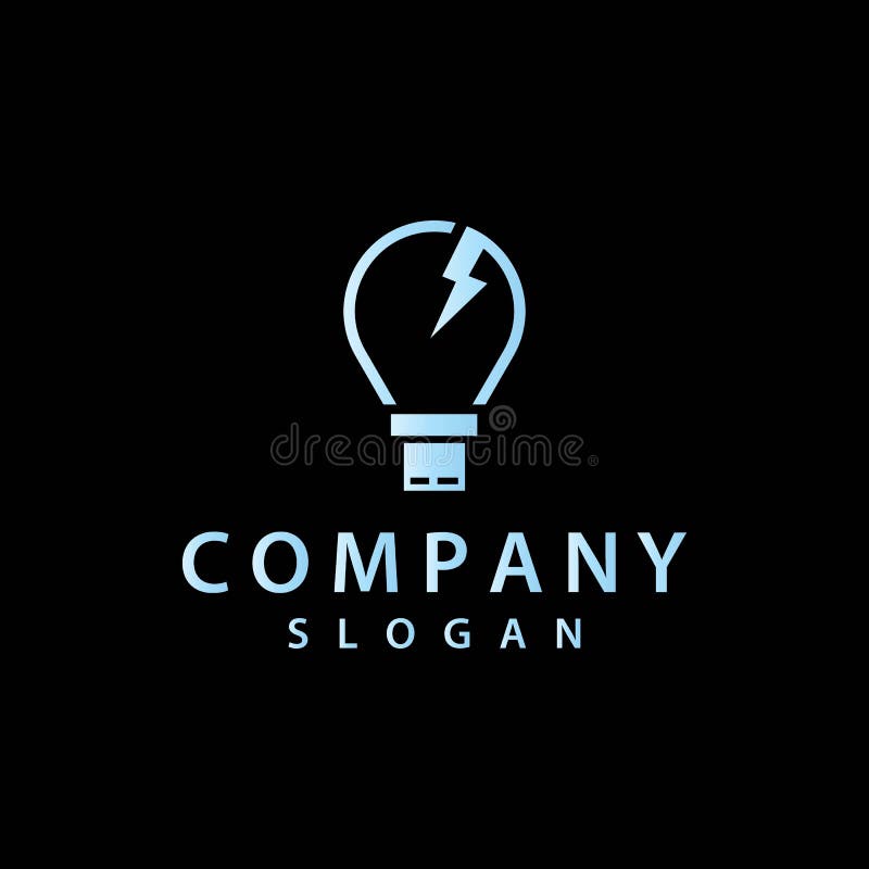 Lamp logo vector icon stock vector. Illustration of clipart - 215636809